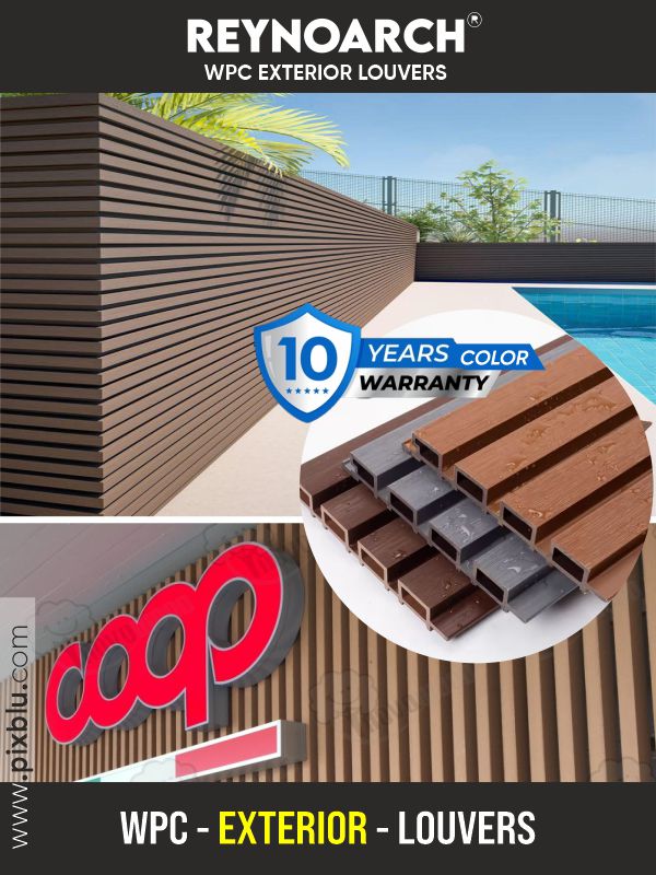 ReynoArch WPC Louvers Exterior Grade - Hindustan Enterprises