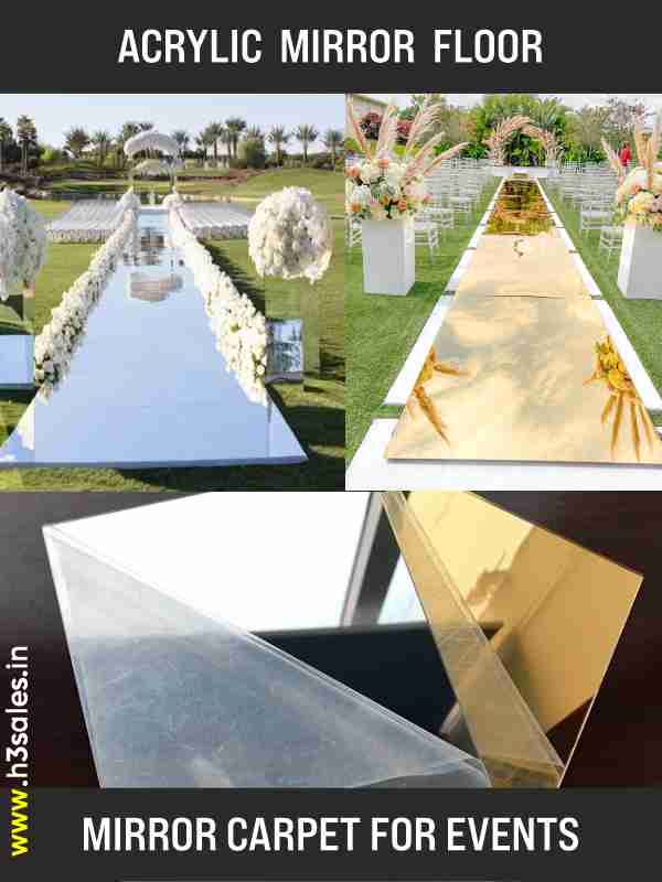 Event Mirror Sheet Flooring Carpet - Hindustan Enterprises